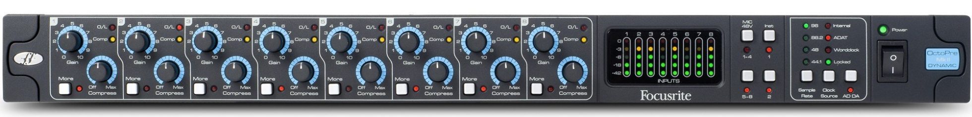 focusrite_octopre_mkii_dynamic_1_2048x2048 | Sinamex Recording Store