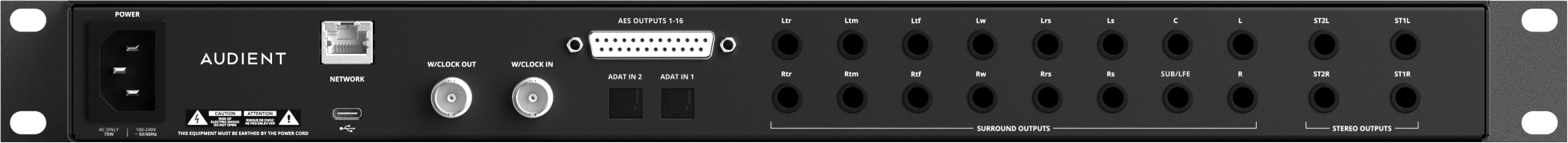 Audient ORIA Immersive Audio Interface and Monitor Controller | Sinamex ...