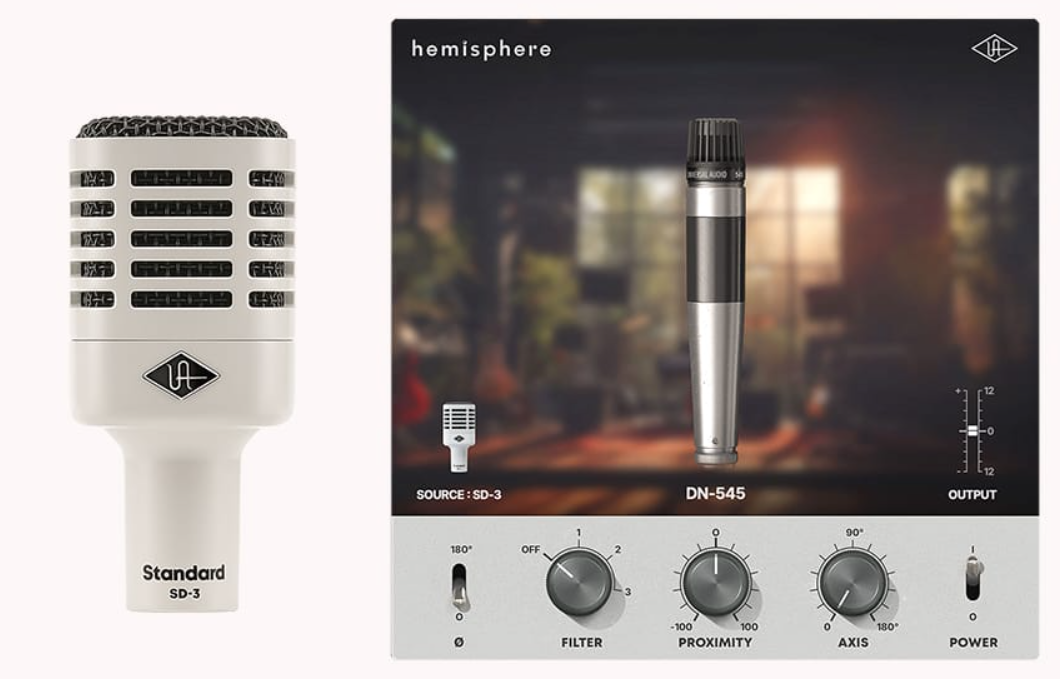 Universal Audio SD-3 Dynamic with Hemisphere Mic Modeling | Sinamex ...